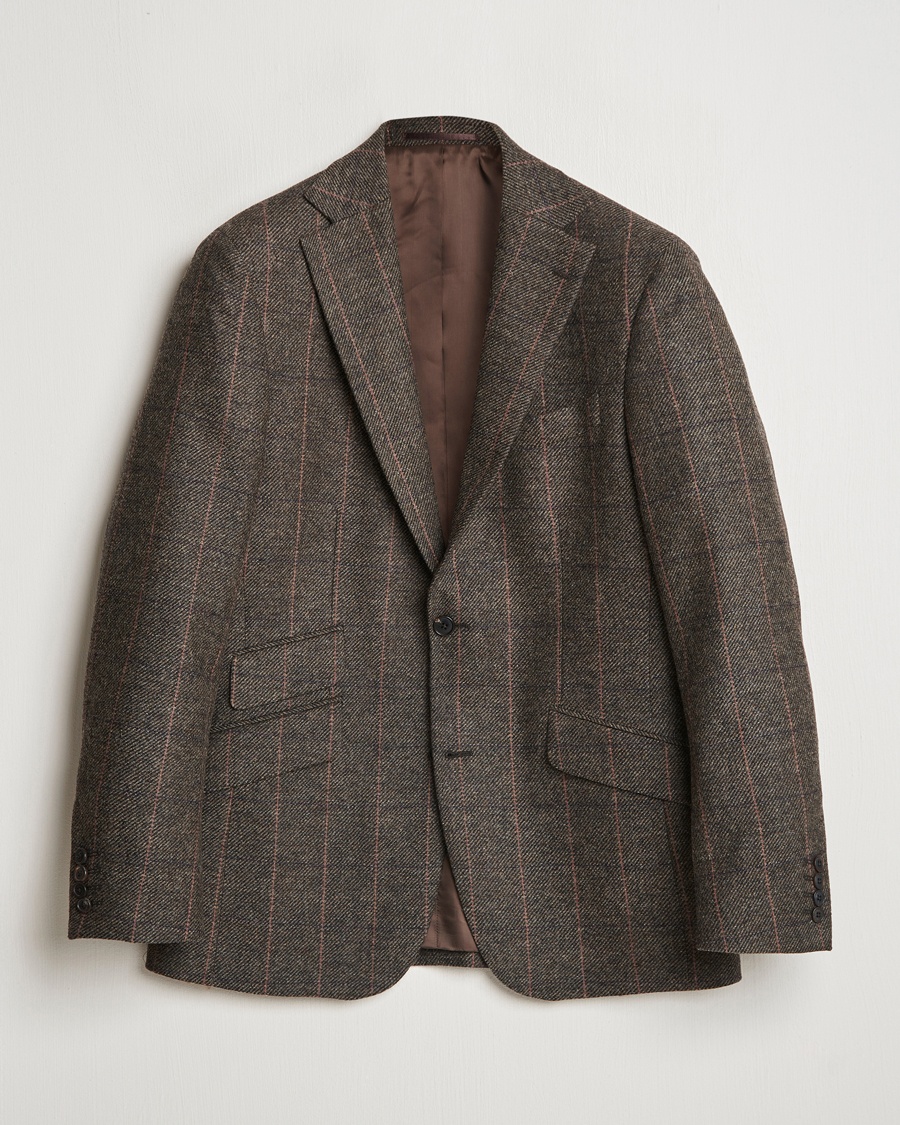 Walker Slater Edward Lambswool Herringbone Blazer Brown bei Care of Carl