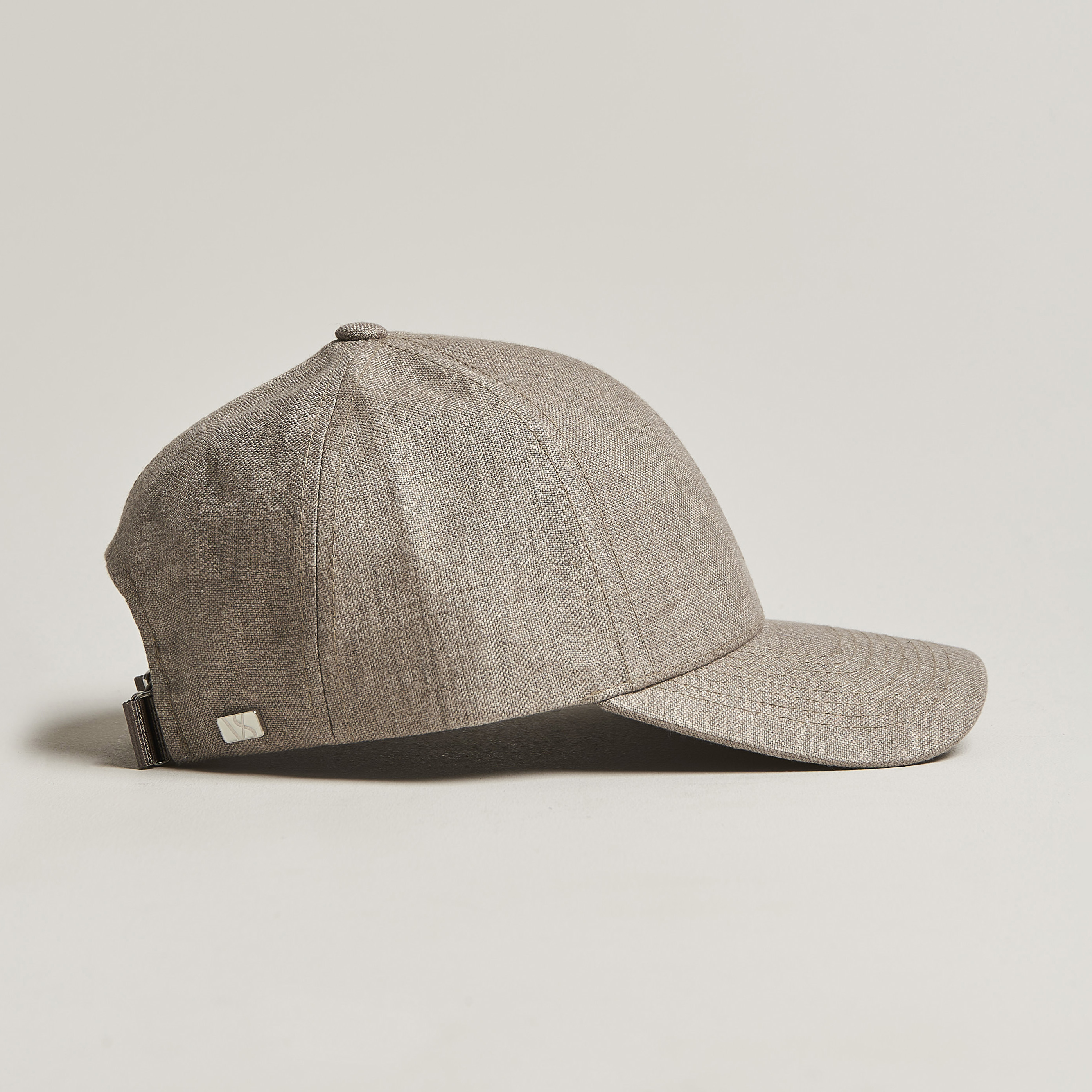 Varsity Headwear Linen Baseball Cap Argent Khaki bei Care of Carl