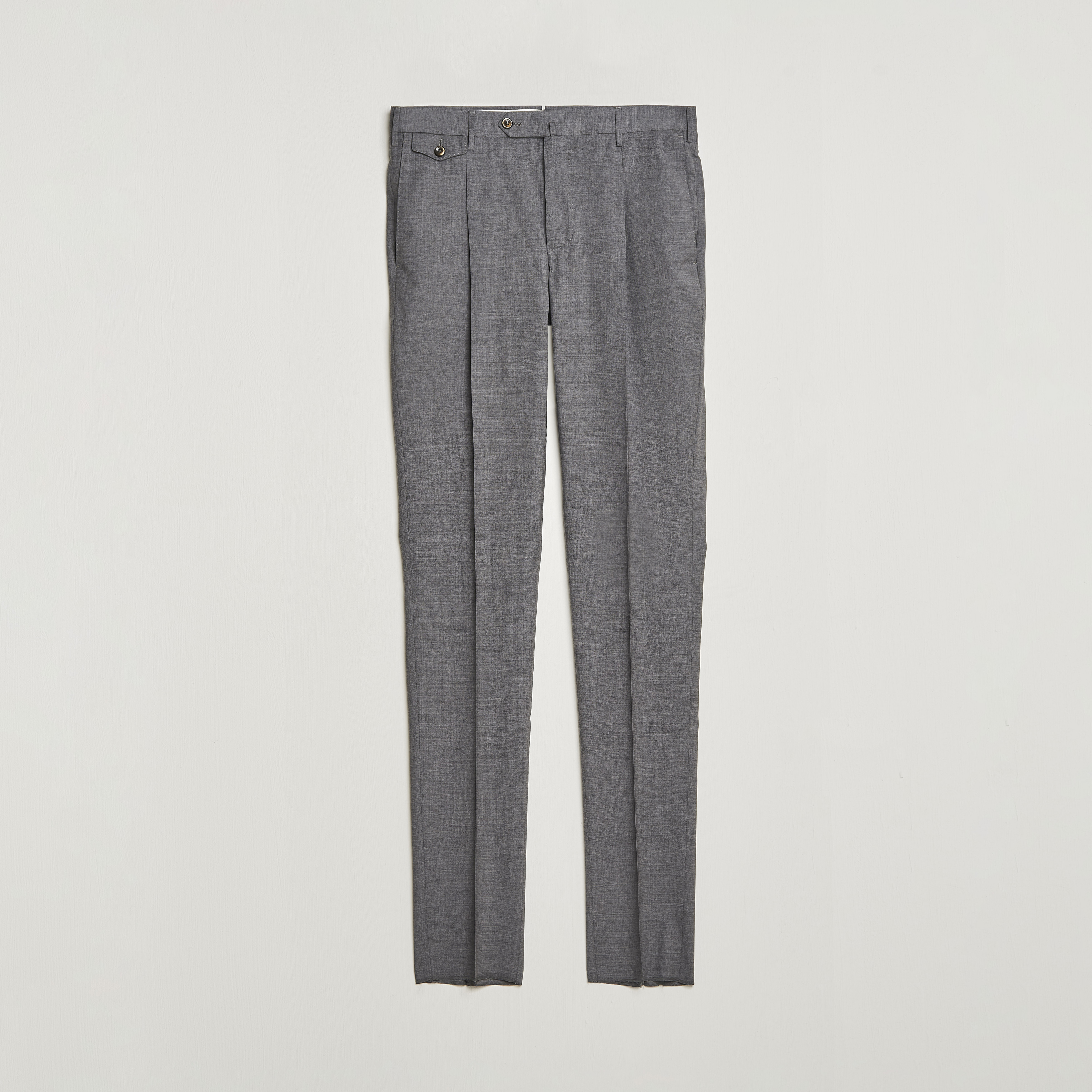 PT01 Gentleman Fit Wool Trousers Medium Grey bei Care of Carl