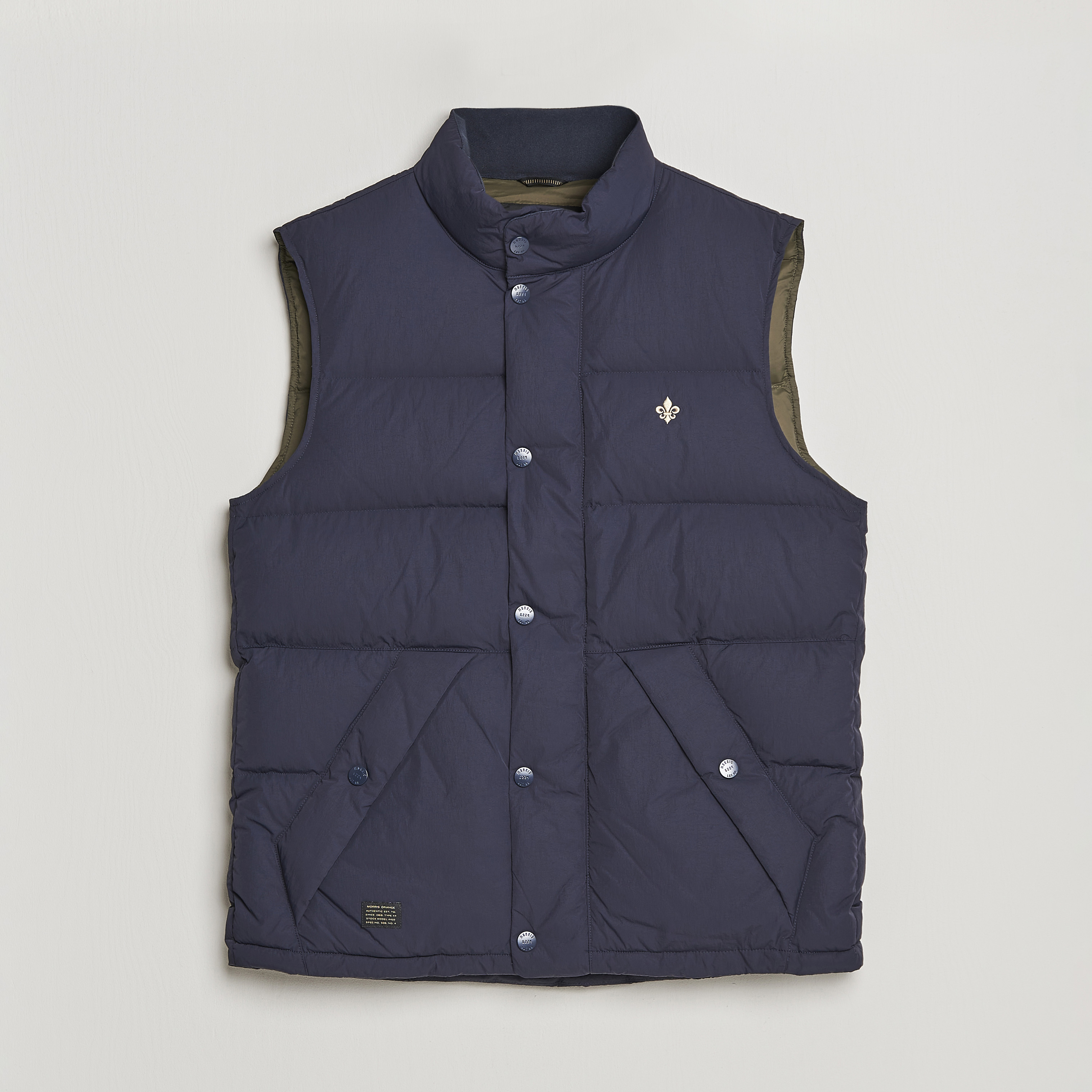 Morris Holborn Down Vest Blue bei Care of Carl