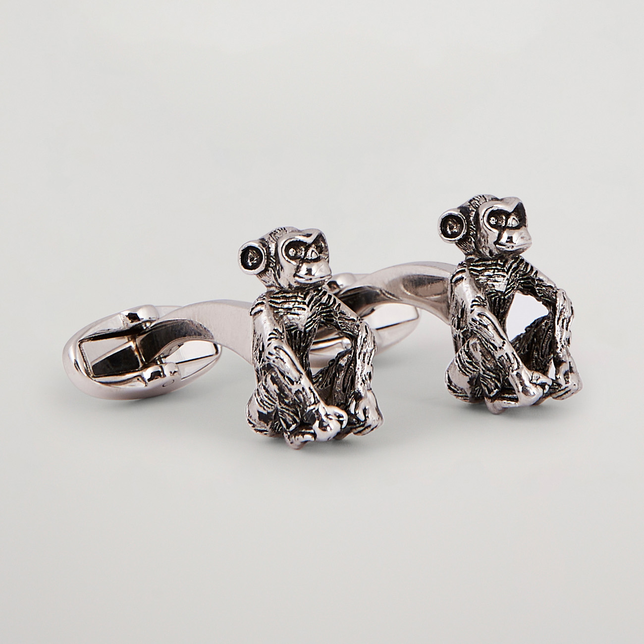Paul Smith Monkey Cufflink Silver bei Care of Carl