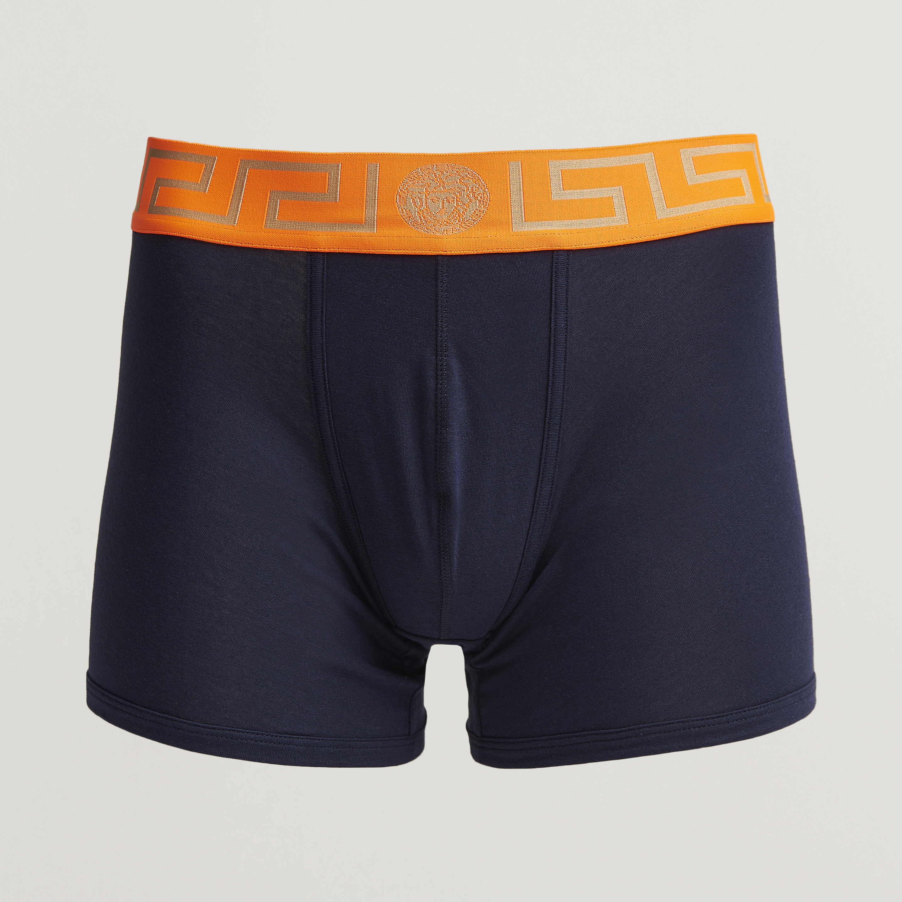 Versace Greca Boxer Briefs Navy/Orange bei Care of Carl