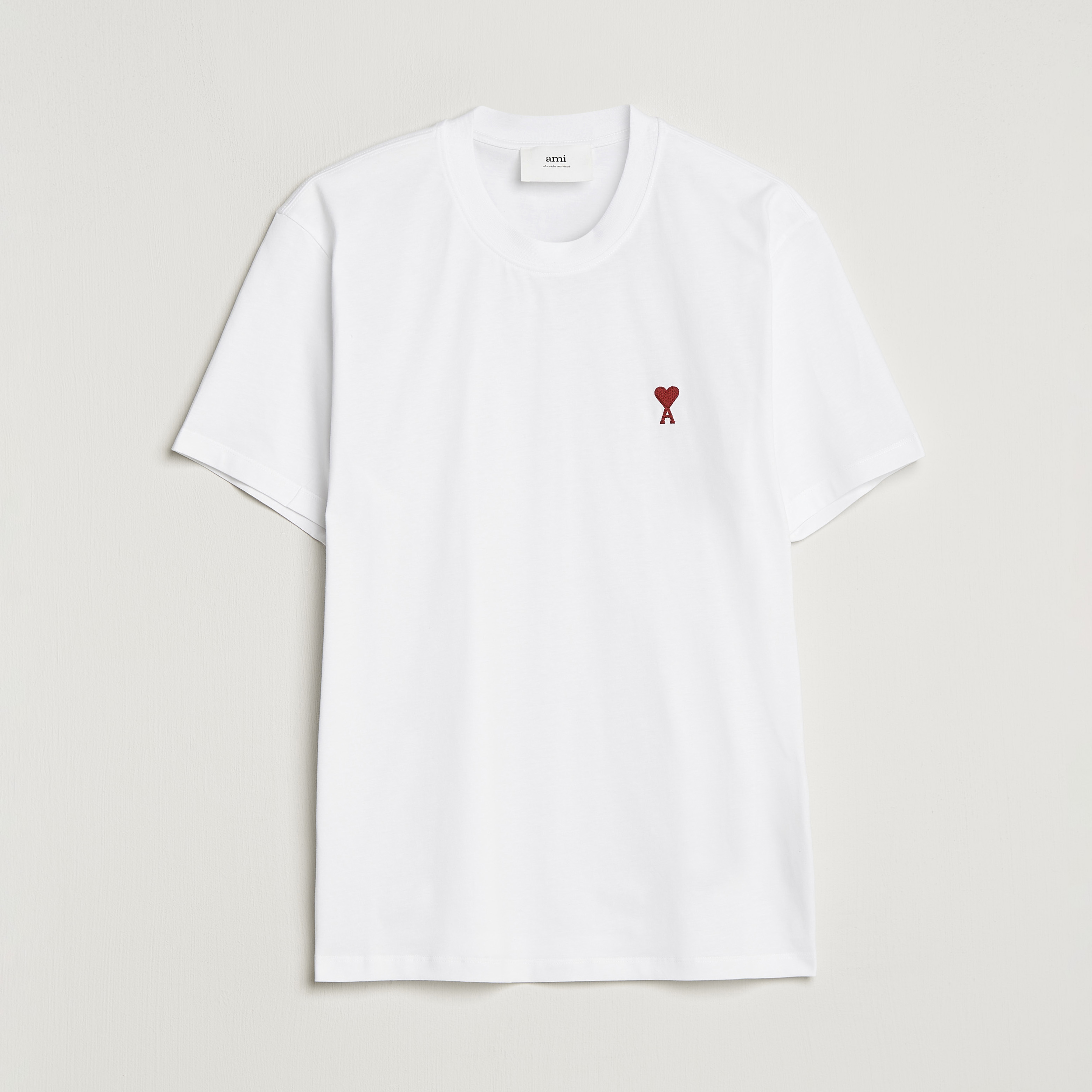 AMI Heart Logo T-Shirt White bei Care of Carl