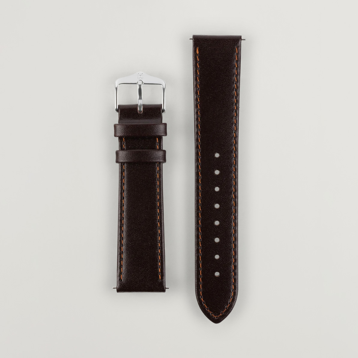 HIRSCH Osiris Calf Leather Watch Strap Brown bei Care of Carl