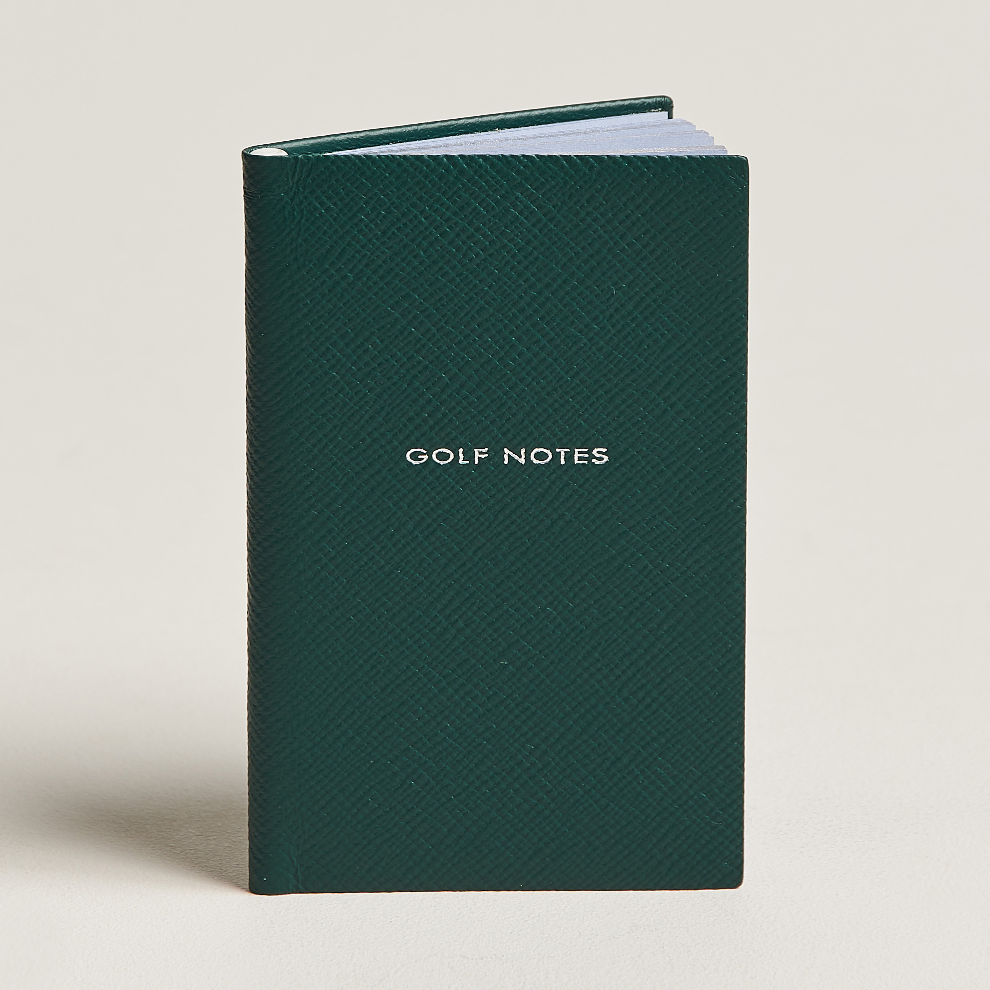Smythson Panama Notebook Golf Notes Forest Green bei Care of Carl