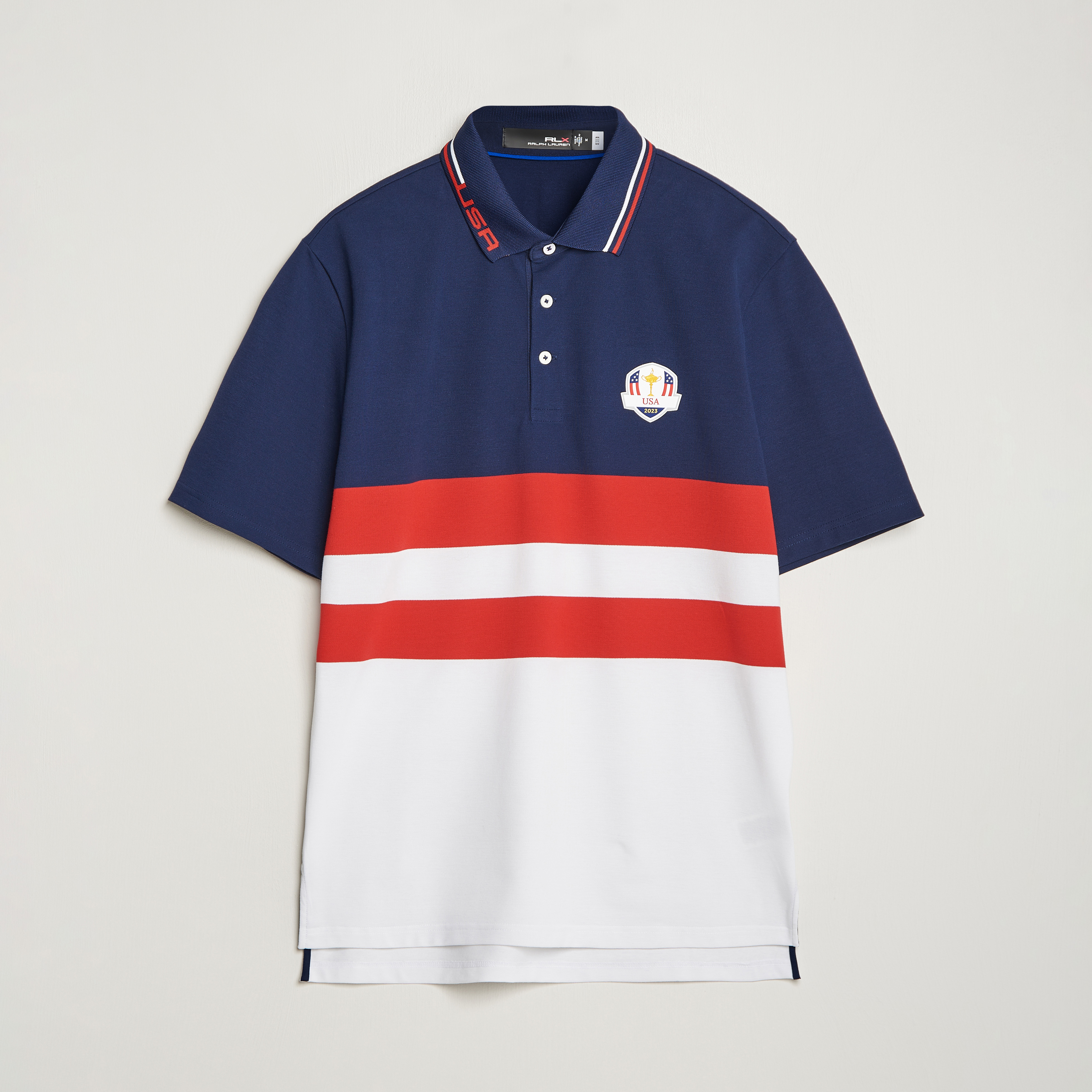 RLX Ralph Lauren Ryder Cup Pique Pure White/Multi bei Care of Carl