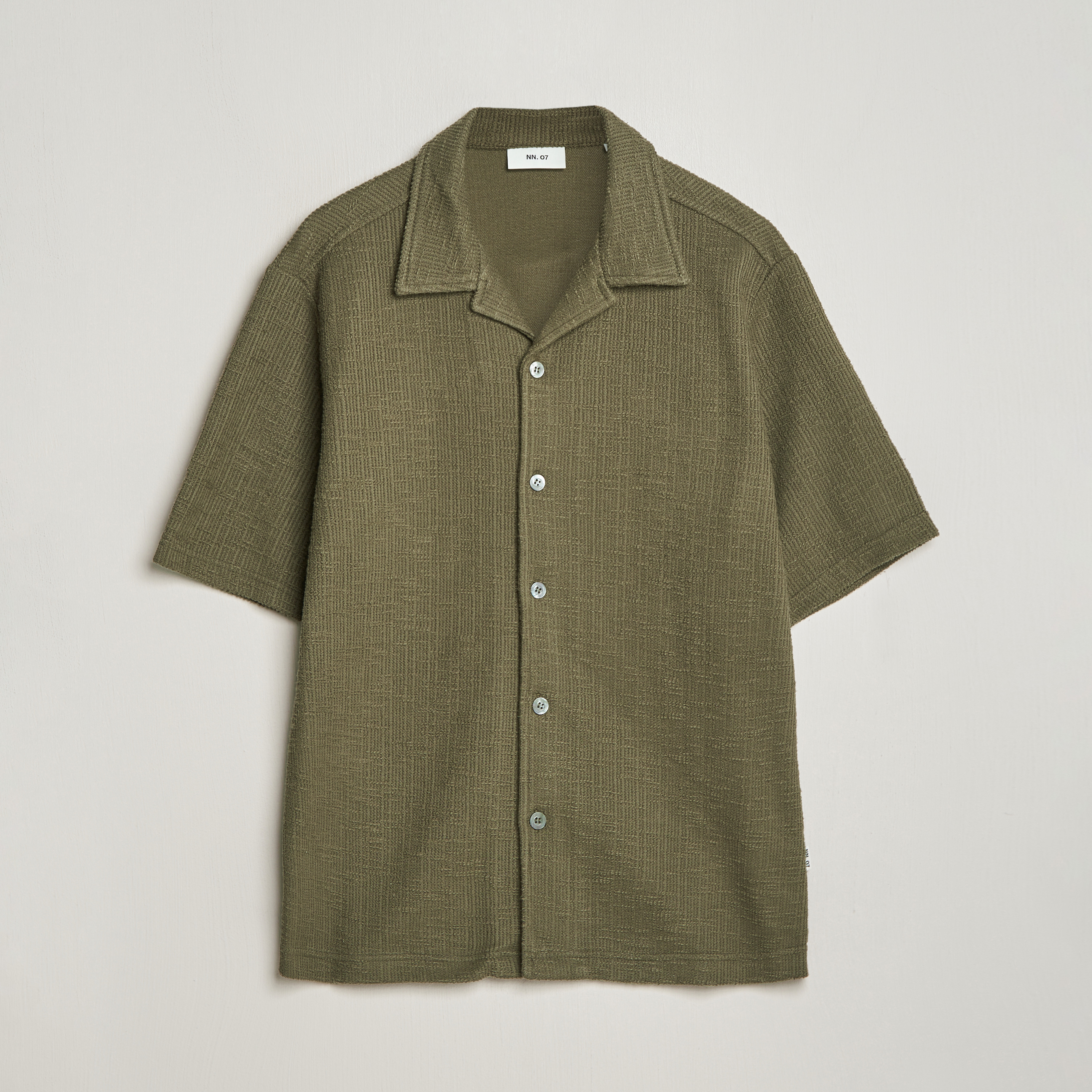 NN07 Julio Short Sleeve Shirt Capers Green bei Care of Carl