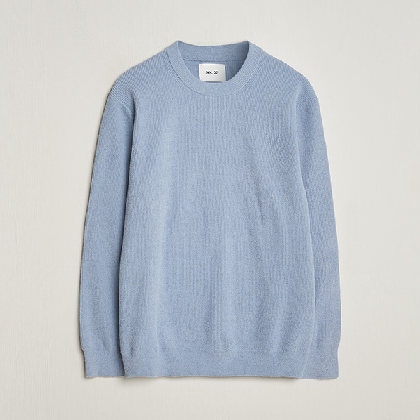 NN07 Danny Knitted Sweater Ashley Blue bei Care of Carl