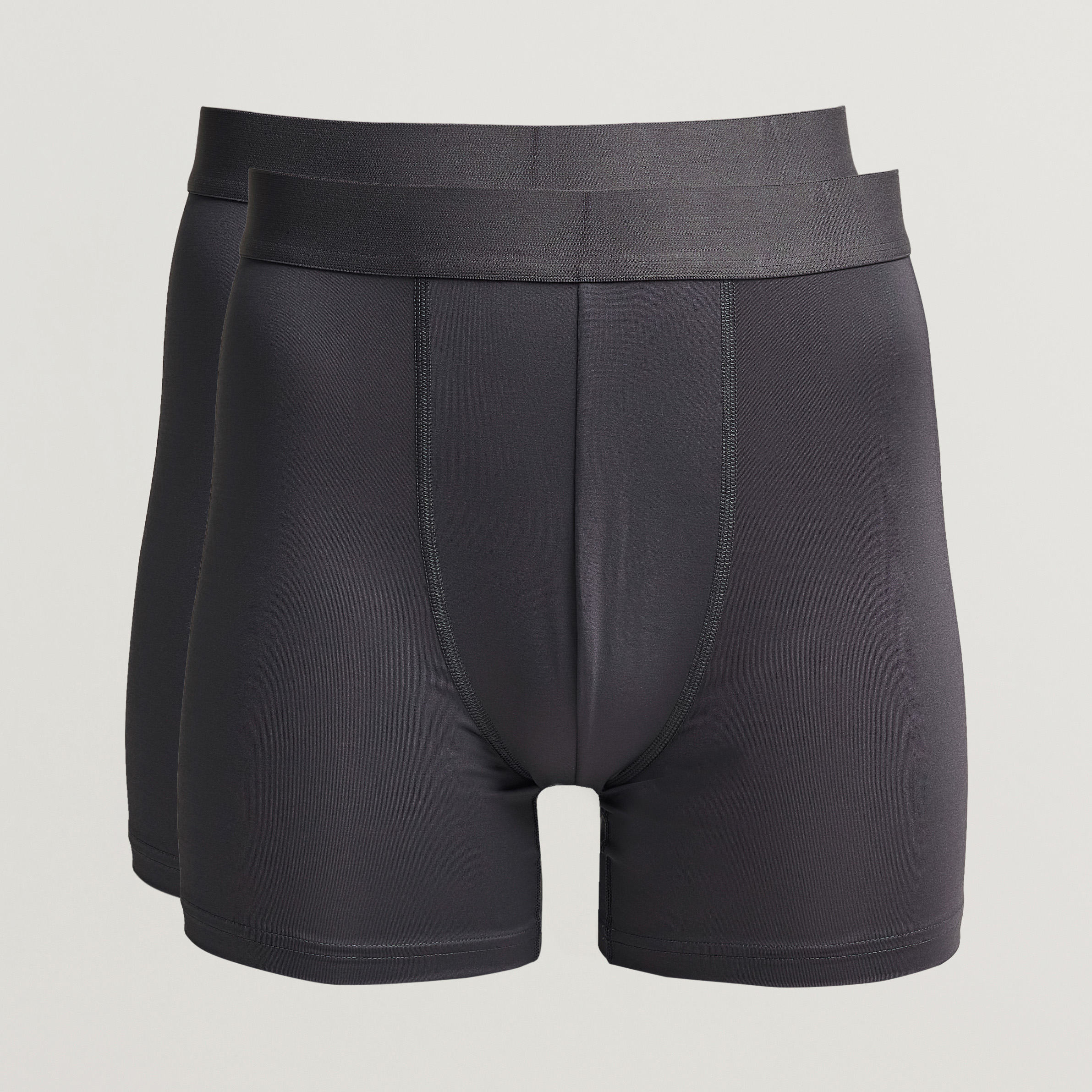 Bread & Boxers 2-Pack Active Boxer Brief Iron Grey bei Care of Carl