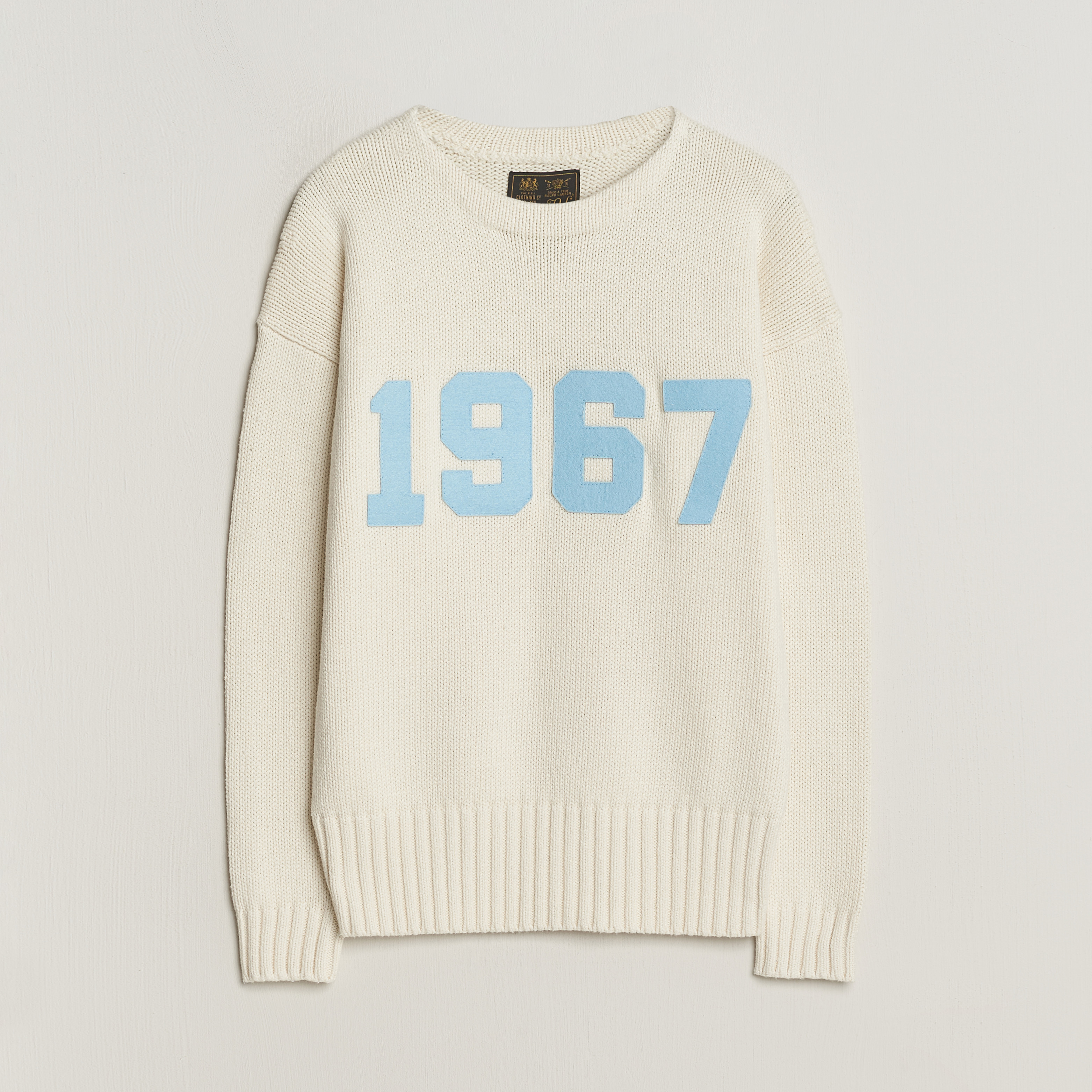 Polo Ralph Lauren 1967 Knitted Sweater Full Cream bei Care of Carl