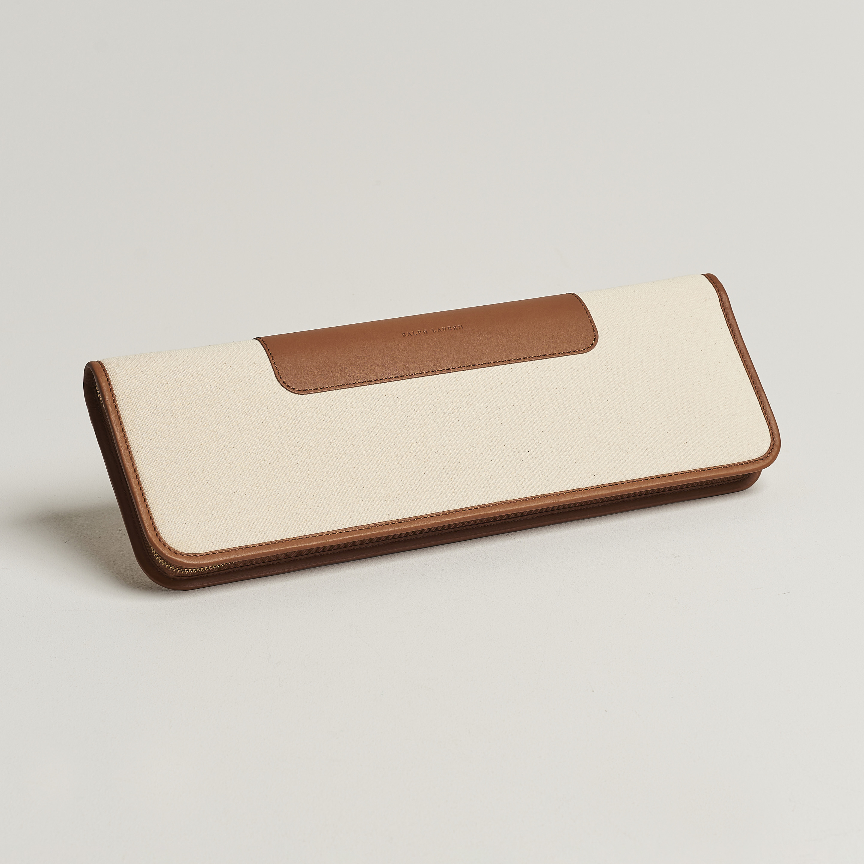 Ralph Lauren Home Garrett Leather Tie Case Brown bei Care of Carl