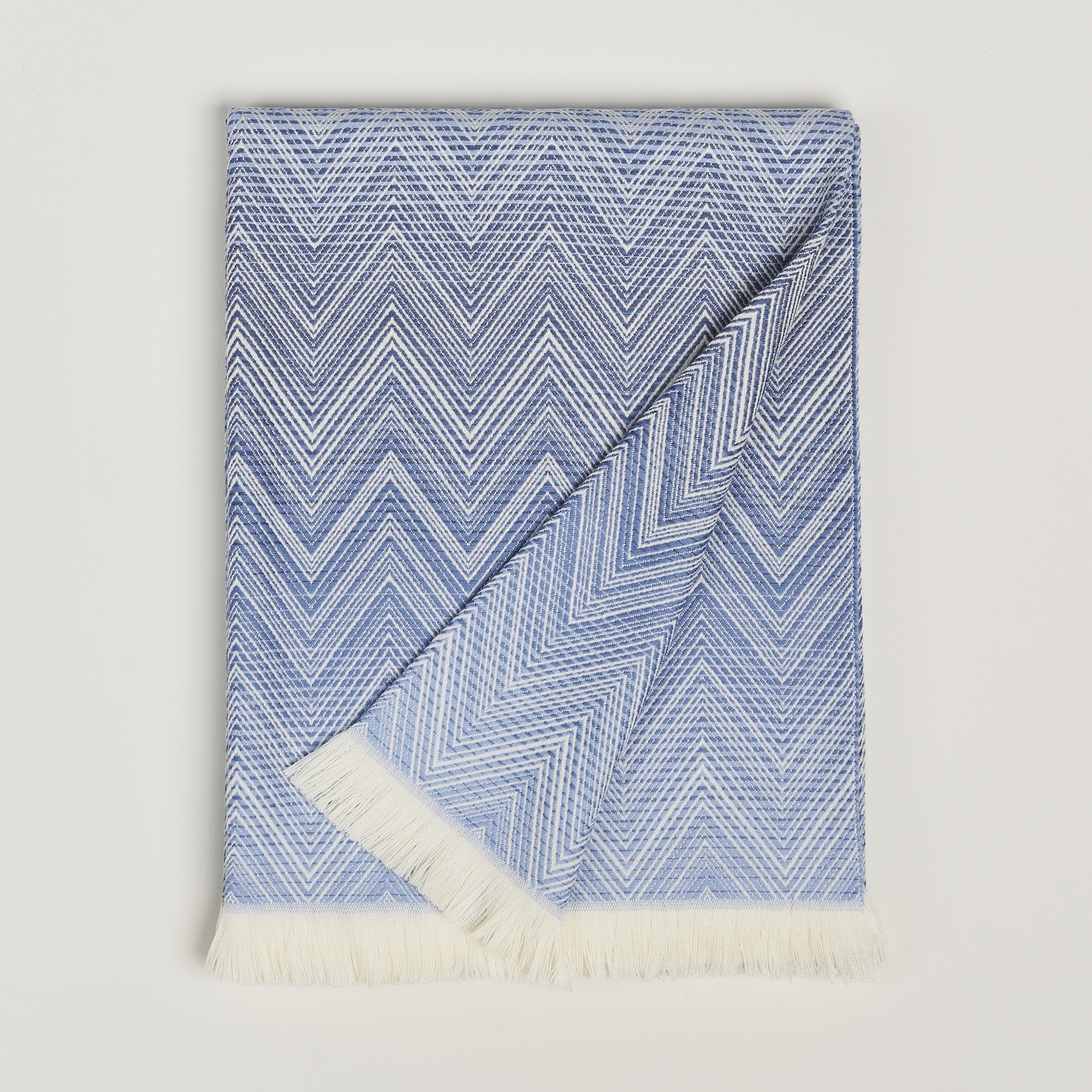 Missoni Home Timmy Wool Throw 130x190cm Blue bei Care of Carl