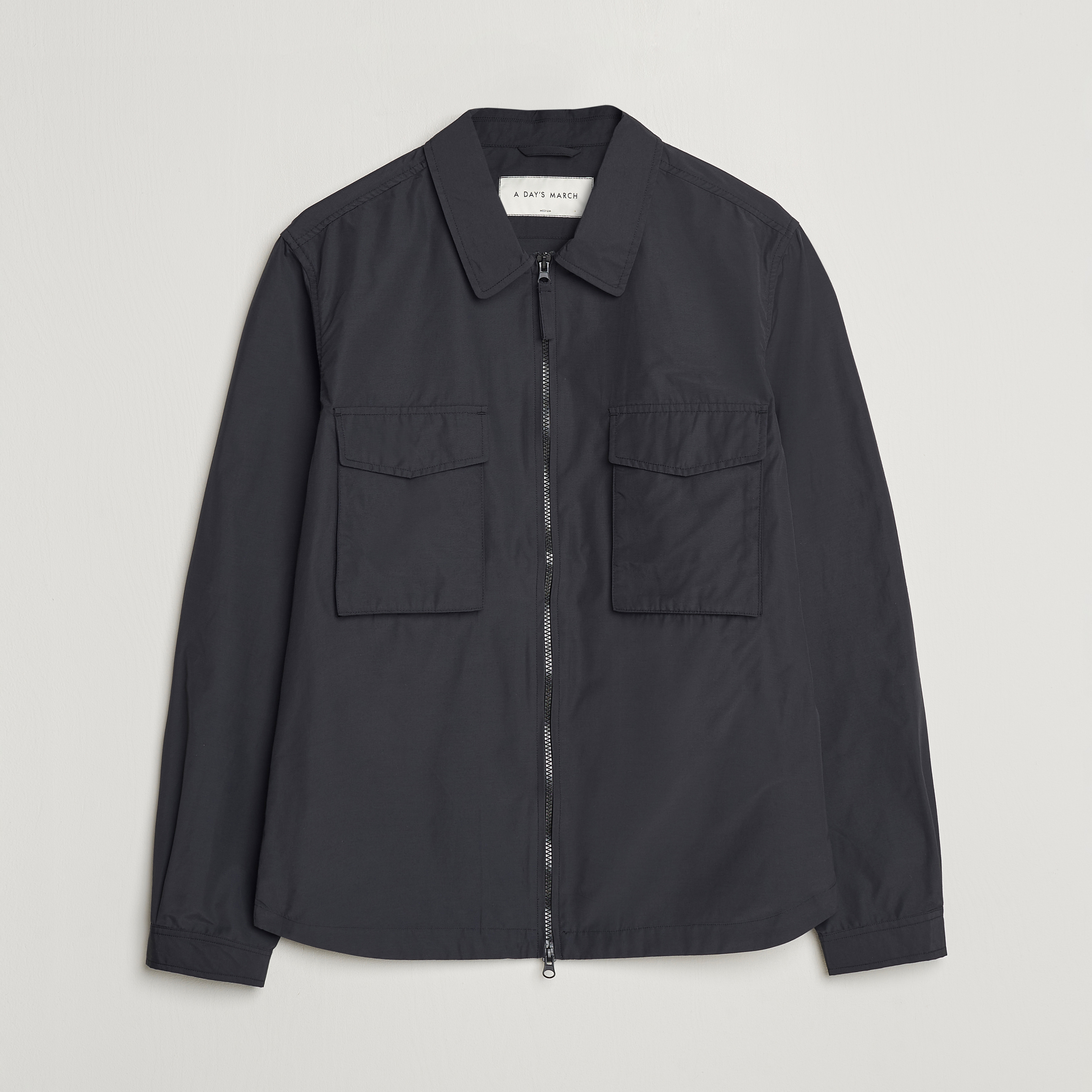 A Day's March Buxton Nylon Overshirt Black bei Care of Carl