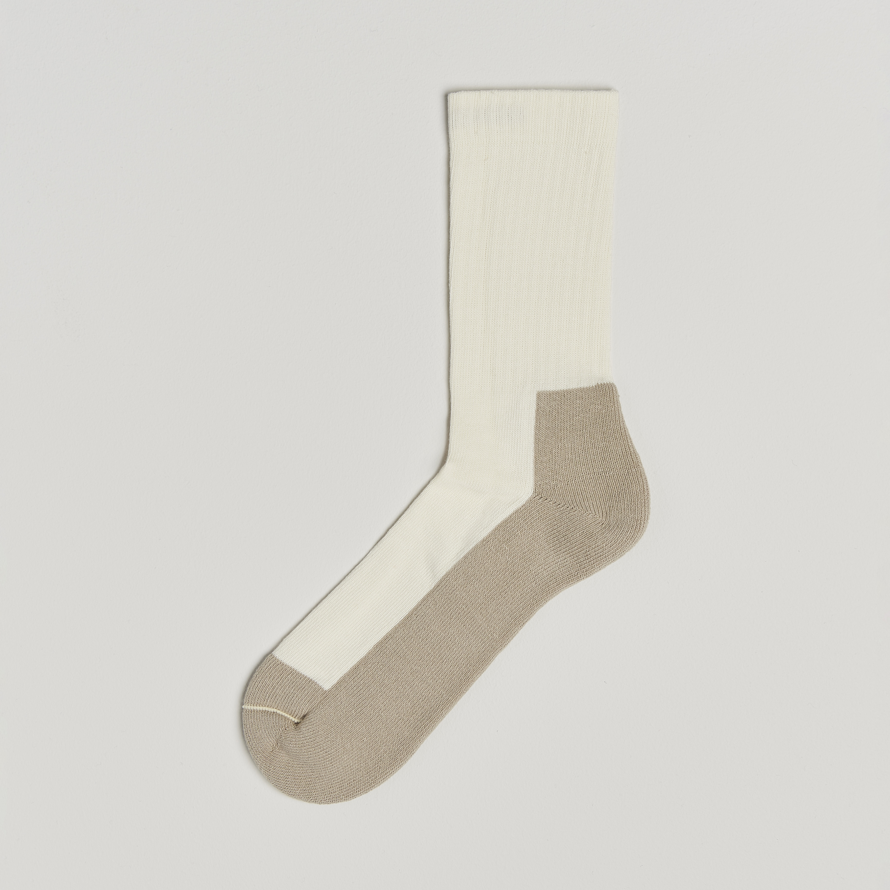 Sweyd Two Tone Cotton Socks Off White/Sand bei Care of Carl