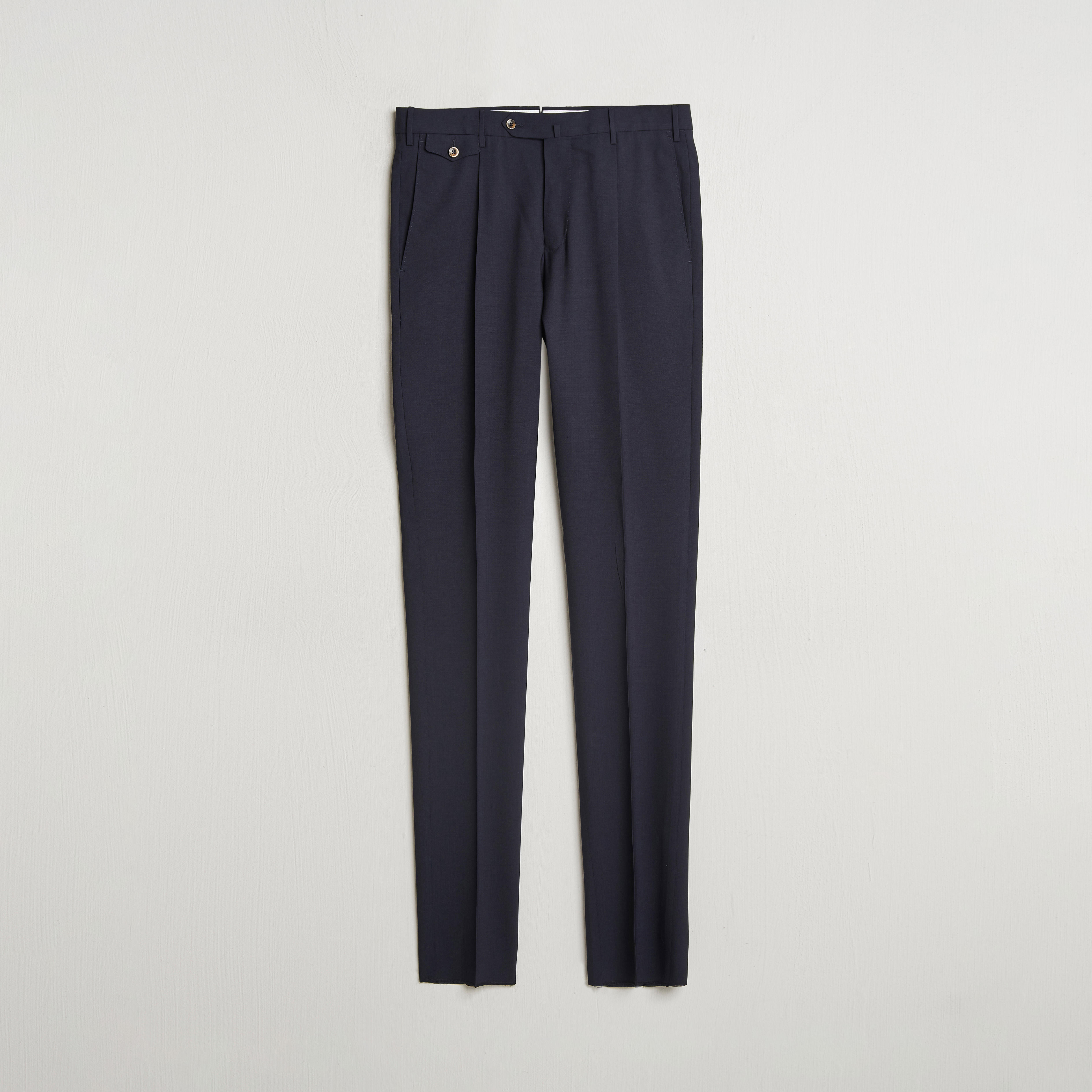 PT01 Gentleman Fit Wool Stretch Trousers Navy bei Care of Carl