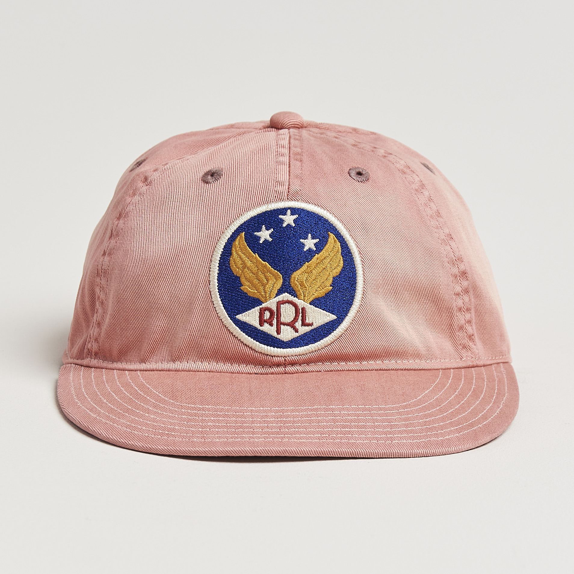 RRL Garment Dyed Ball Cap Faded Red bei Care of Carl