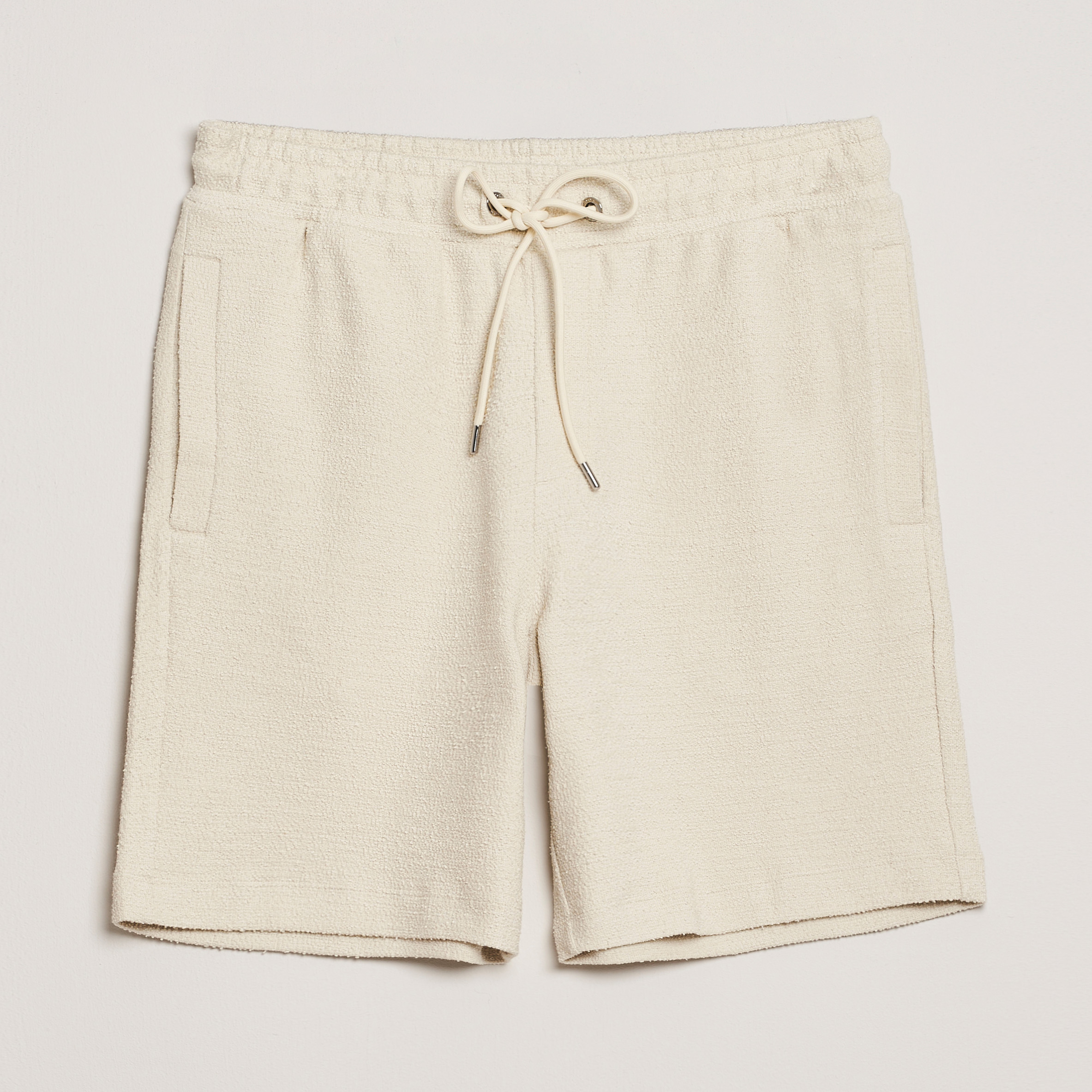 BOSS BLACK Leoni Terry Sweatshorts Open White bei Care of Carl