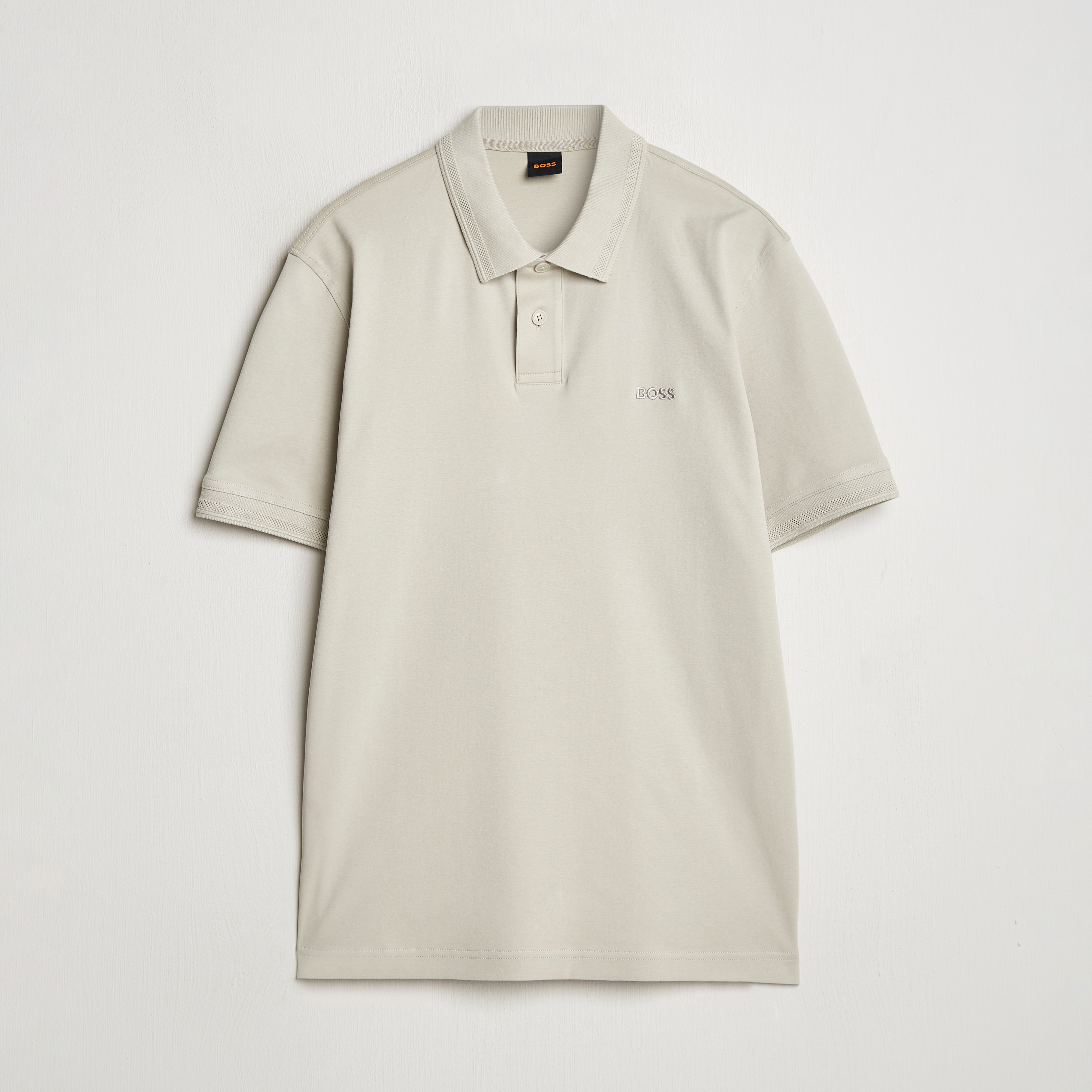 BOSS ORANGE Interlock Polo Light Beige bei Care of Carl