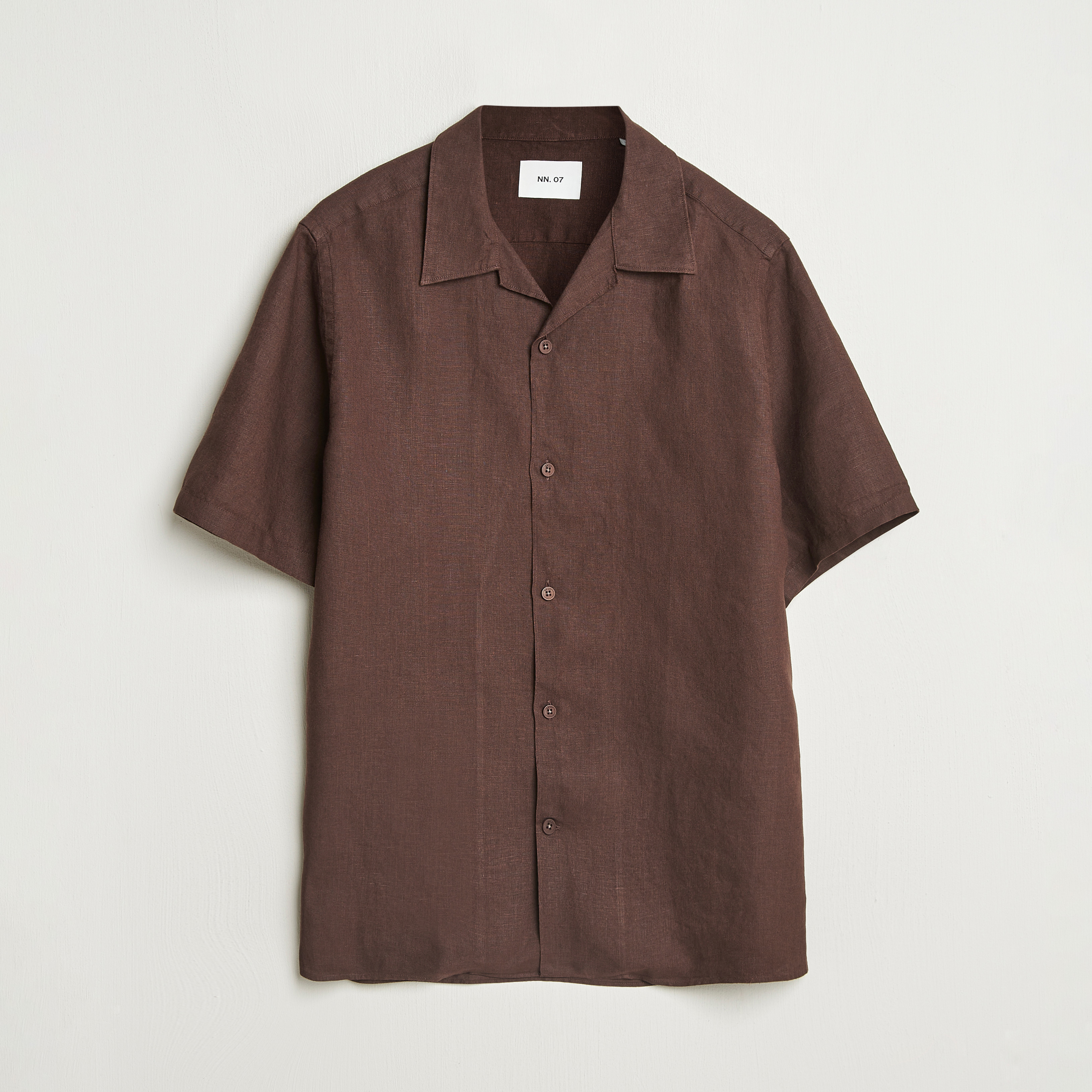 NN07 Julio Linen Resort Shirt Coffee bei Care of Carl