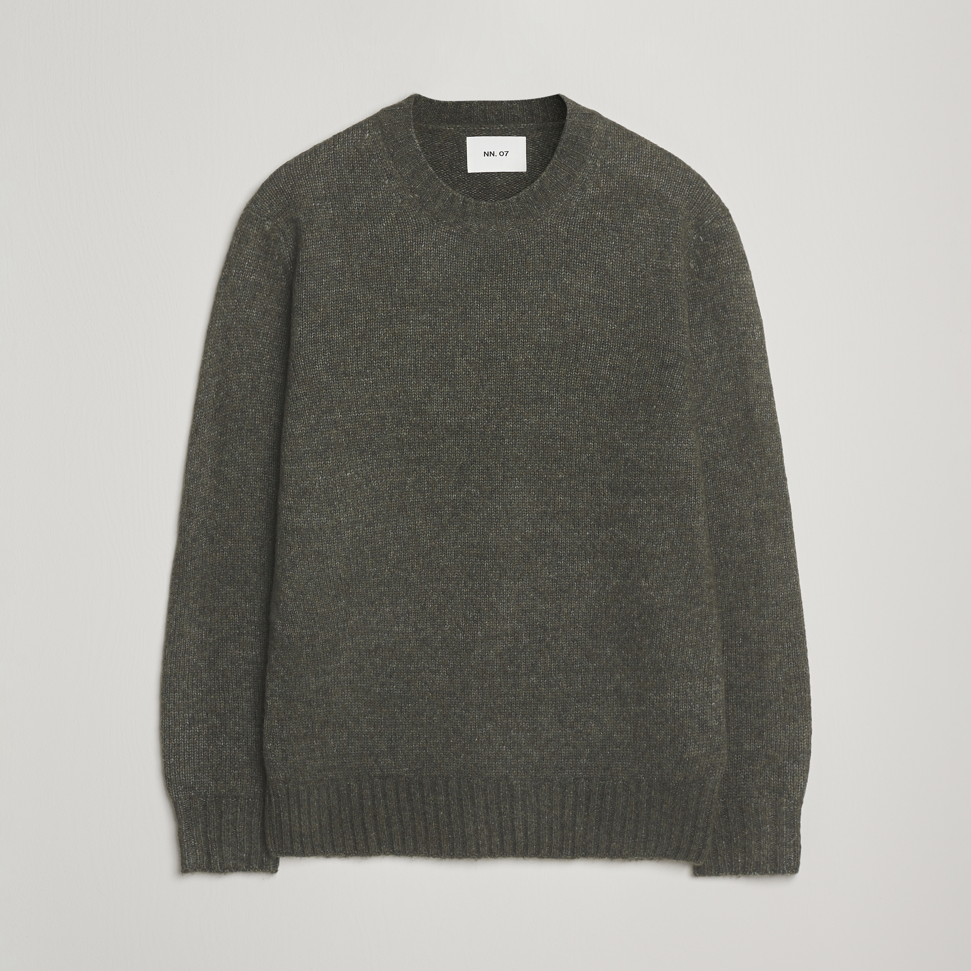 NN07 Lee Wool Knitted Sweater Capers Green bei Care of Carl