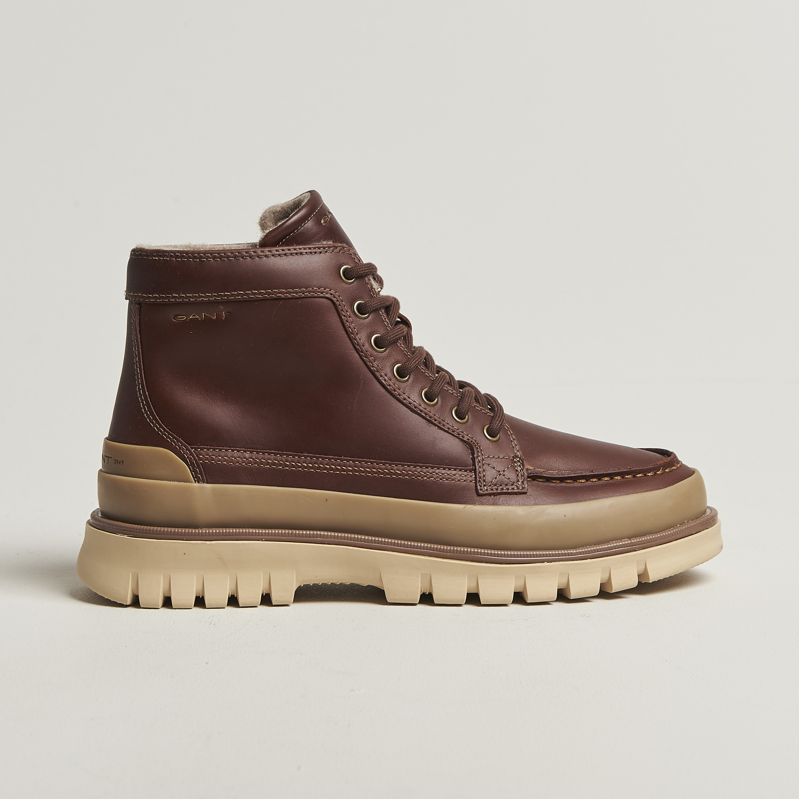 GANT Nebrada Leather Moc Toe Boot Cognac bei Care of Carl