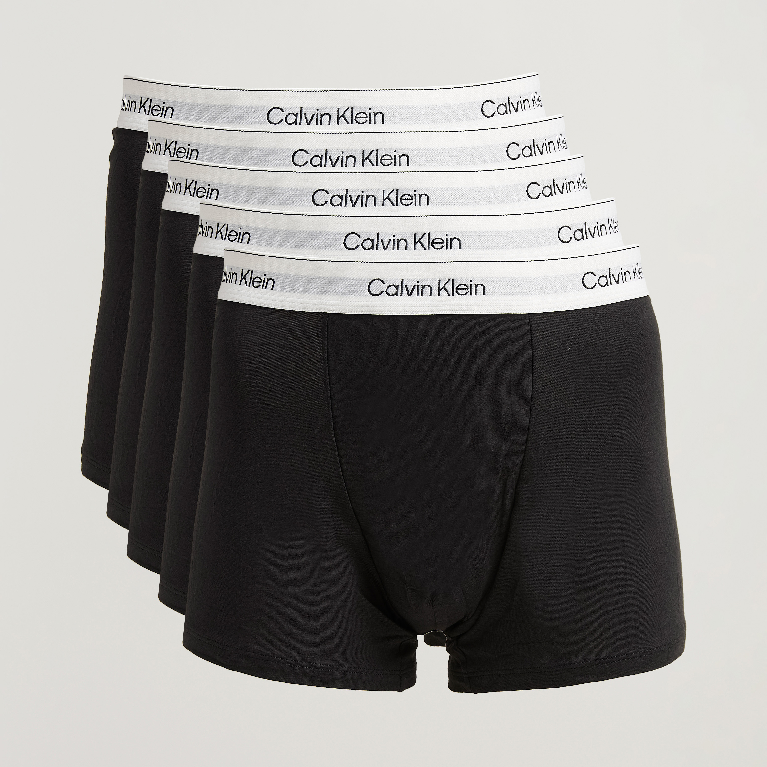 Calvin Klein 5-Pack Icon Cotton Stretch Relaxed Trunk Black bei Care of Car