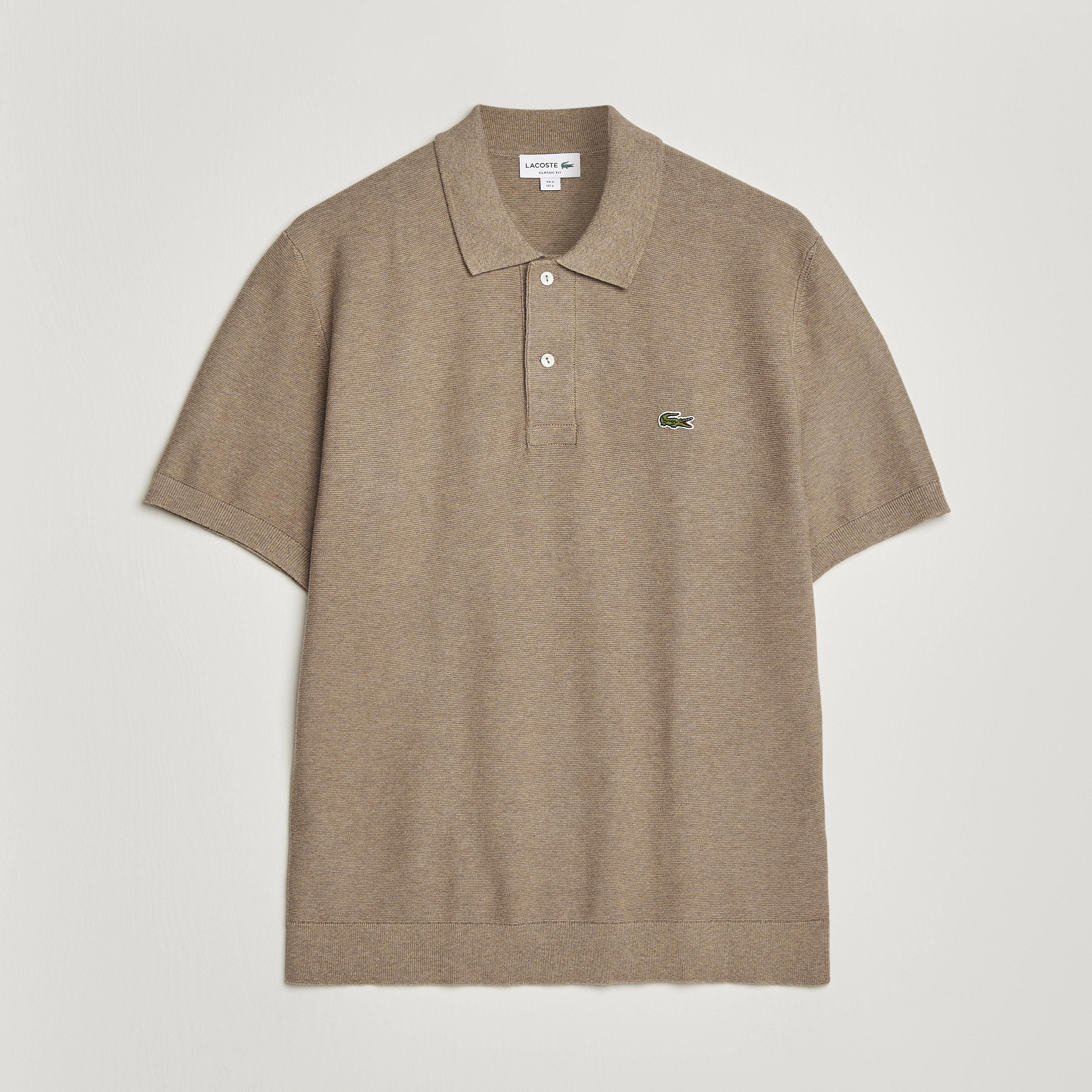 Lacoste Cotton Knitted Polo Viennois Heather bei Care of Carl