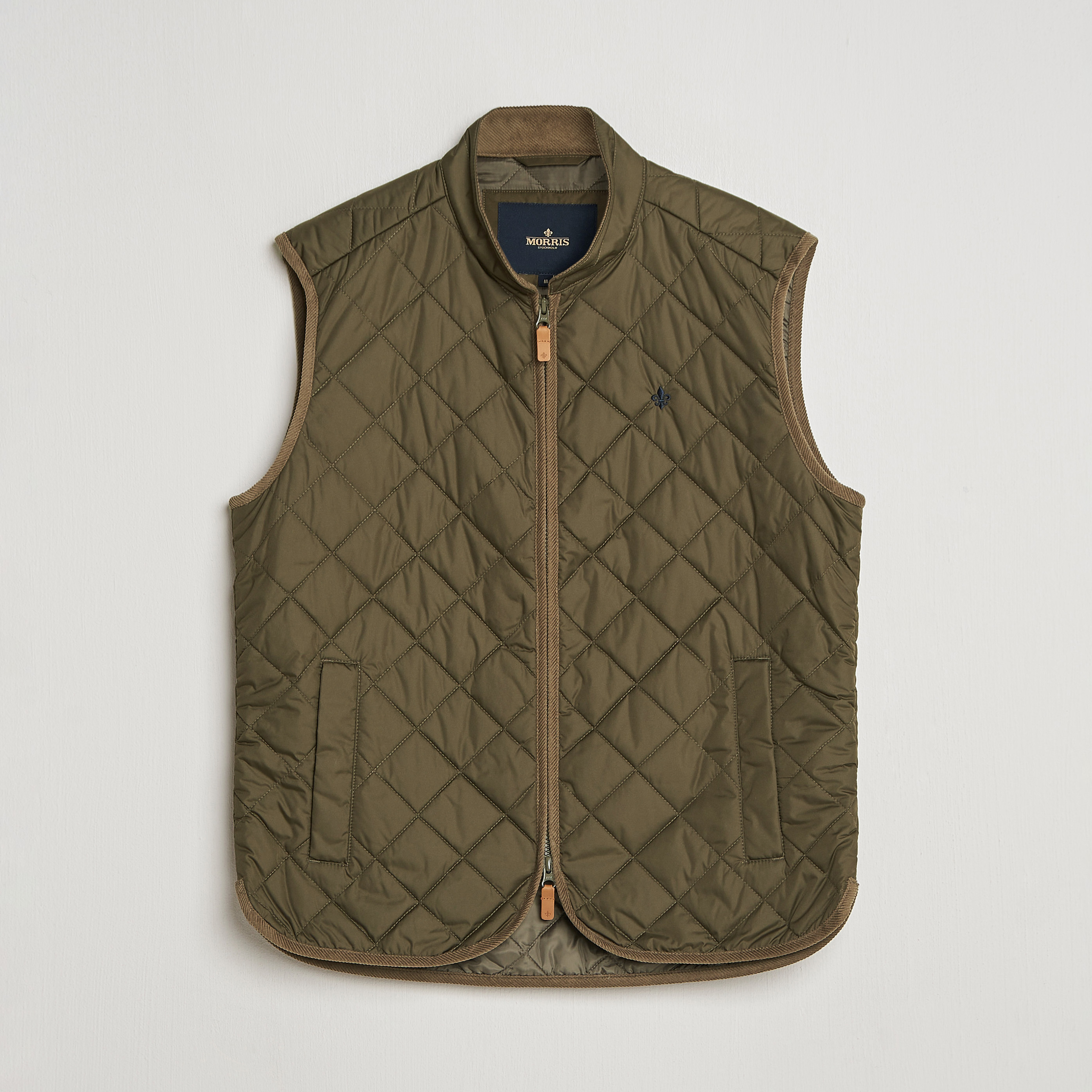 Morris Teddy Quilted Vest Green bei Care of Carl
