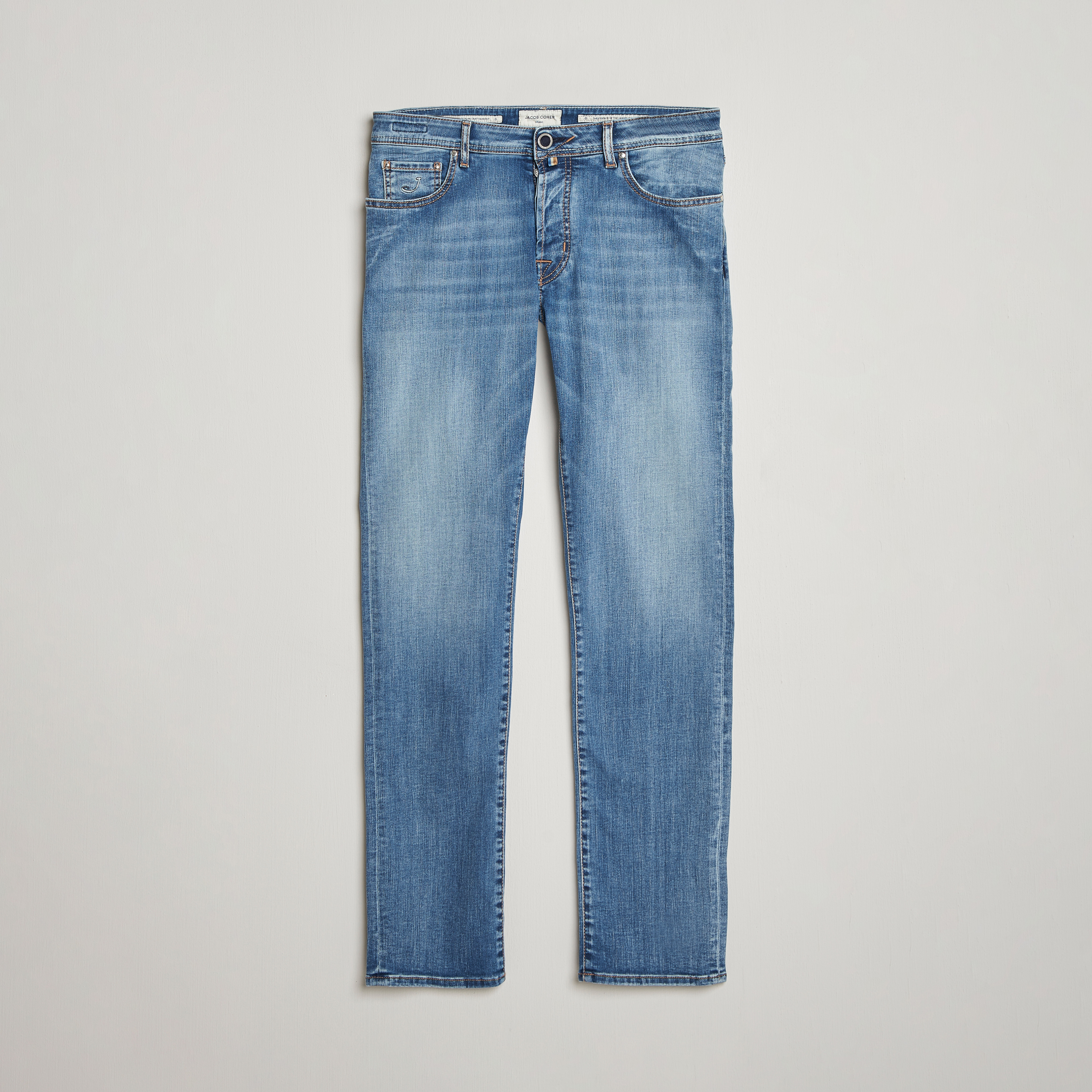 Jacob Cohën Bard Slim Fit Stretch Porsche Patch Jeans Mid Blue bei Care of