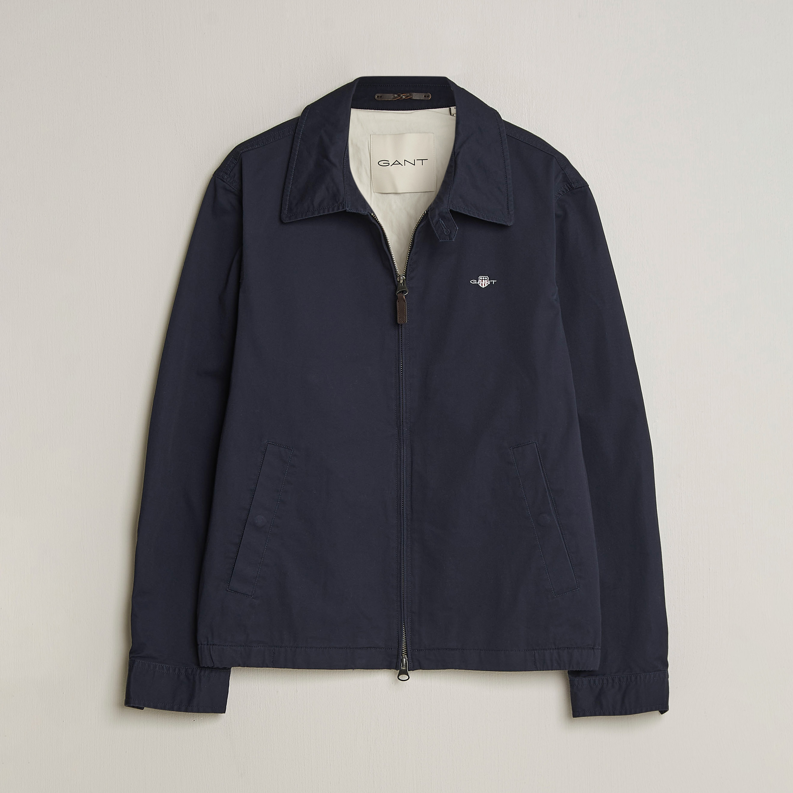 GANT Cotton Windcheater Jacket Evening Blue bei Care of Carl
