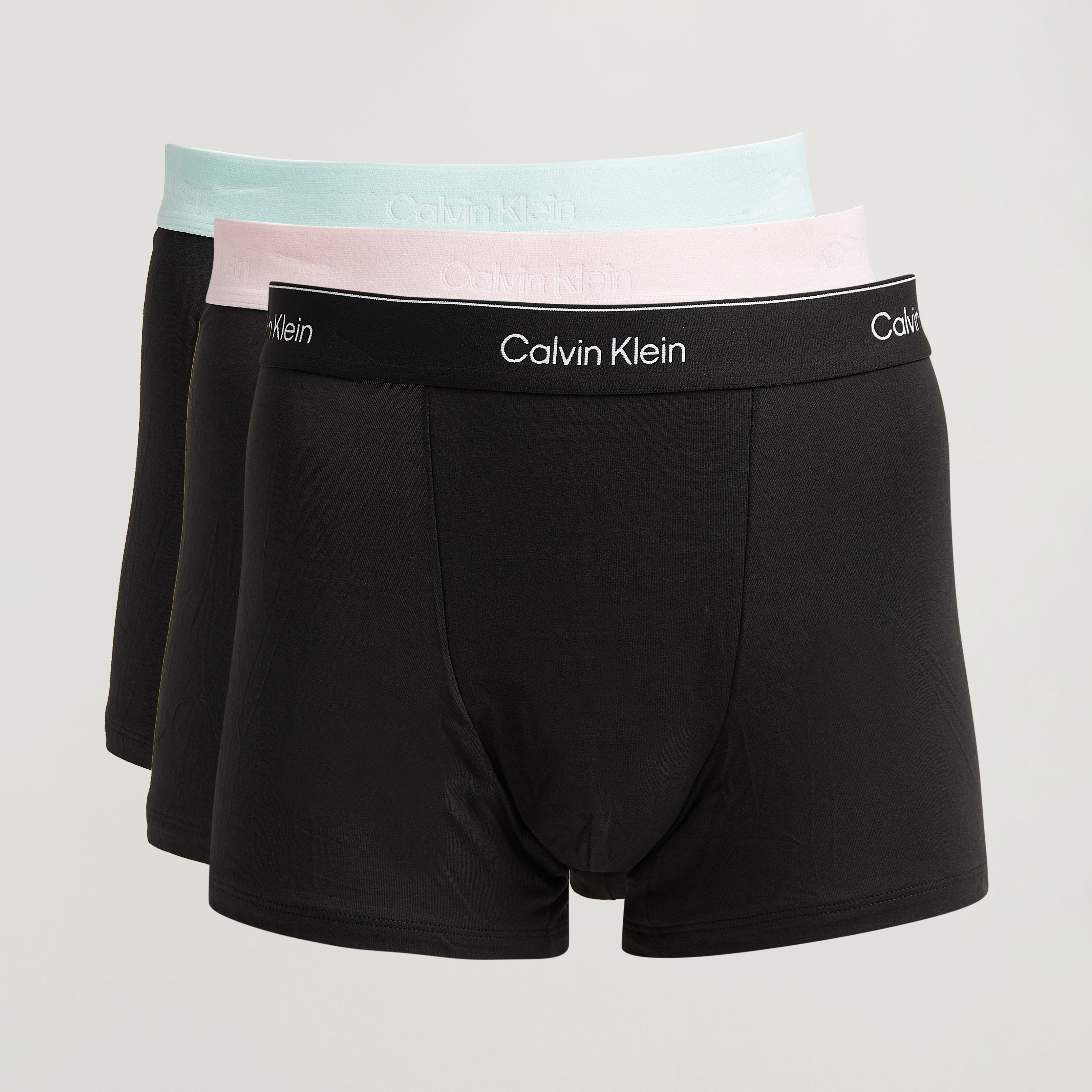 Calvin Klein 3-Pack Icon Cotton Stretch Relaxed Trunk Black bei Care of Car