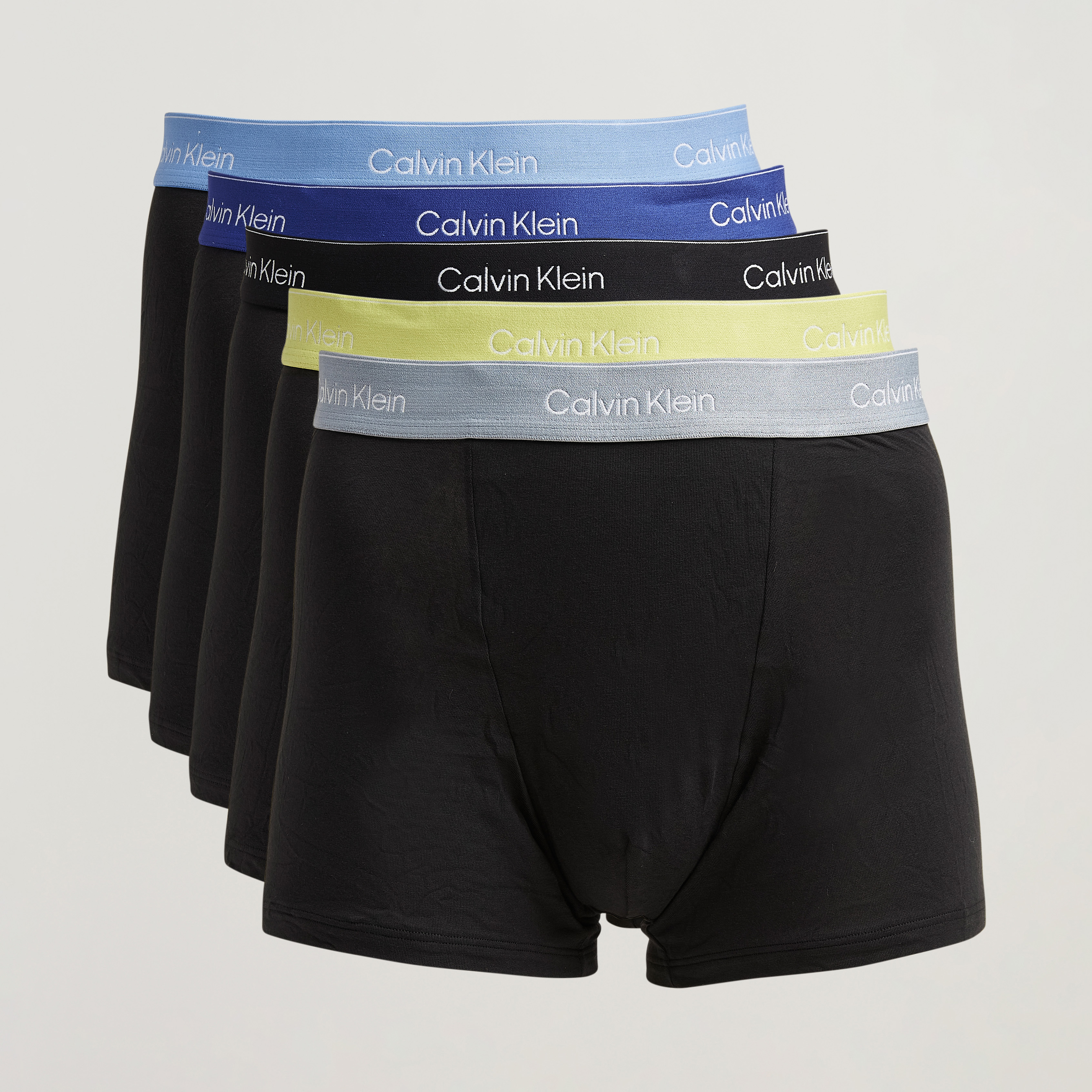 Calvin Klein 5-Pack Icon Cotton Stretch Relaxed Trunk Black bei Care of Car