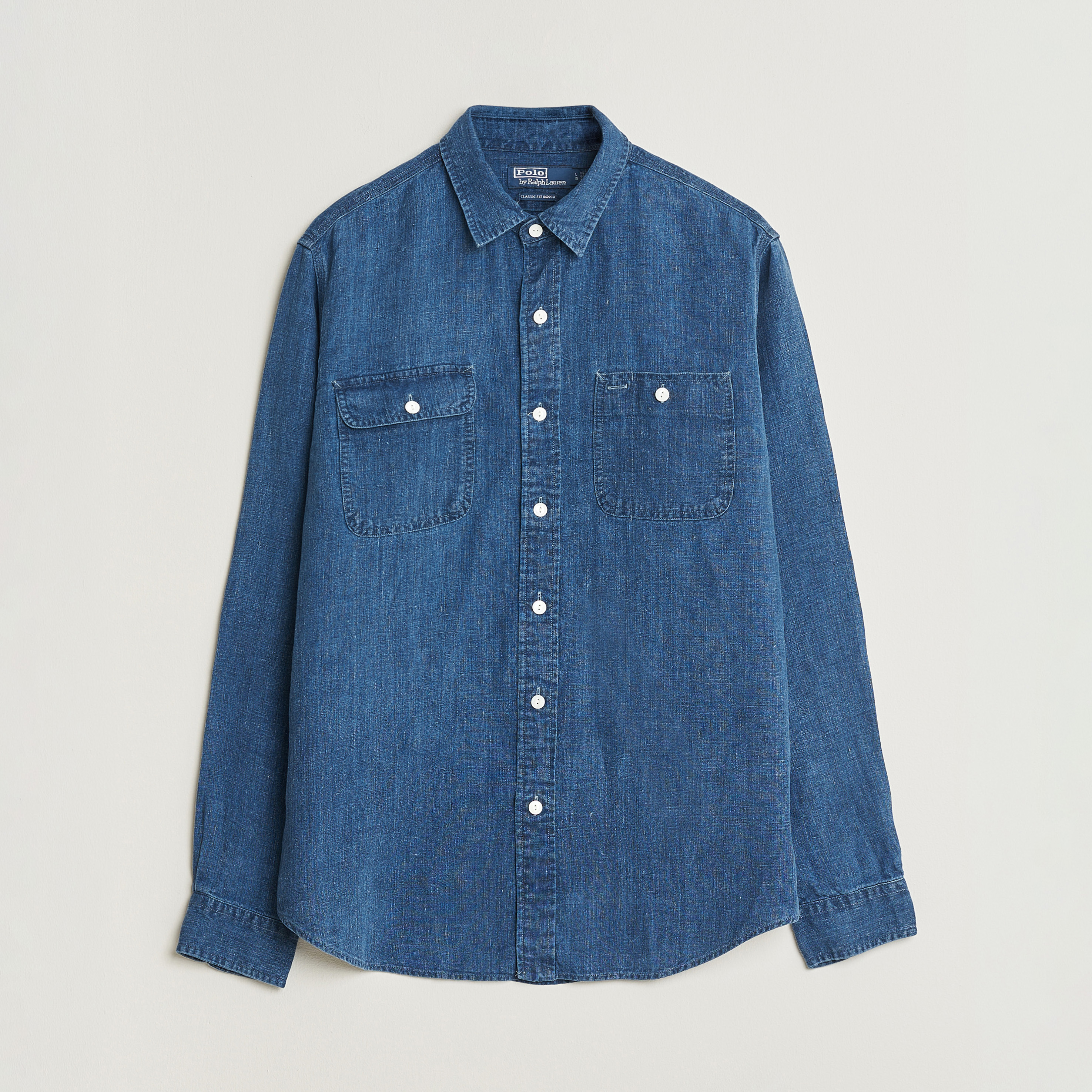 Polo Ralph Lauren Indigo/Linen Western Shirt Medium Wash bei Care of Carl