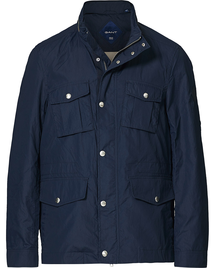GANT Nylon Four Pocket Field Jacket Evening Blue bei Care of Carl
