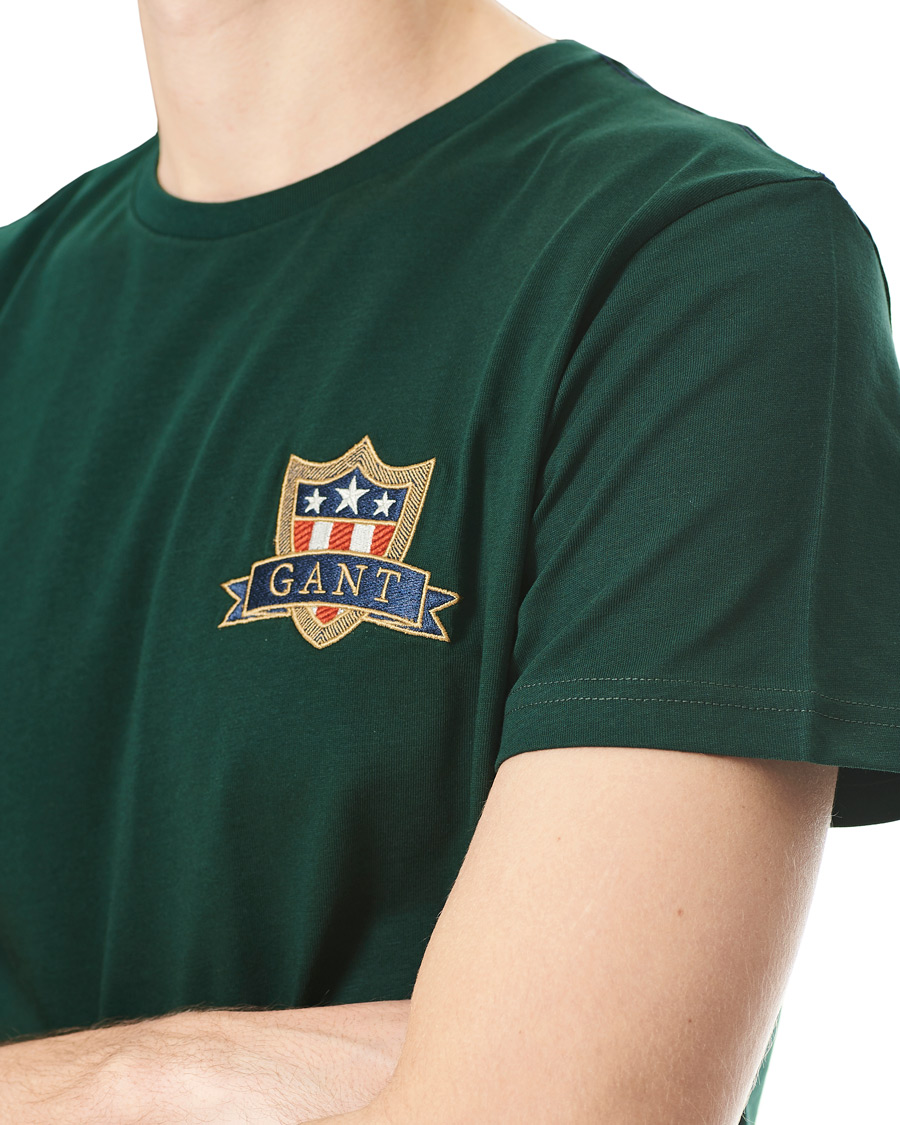 GANT Banner Shield Tee Tarten Green bei Care of Carl